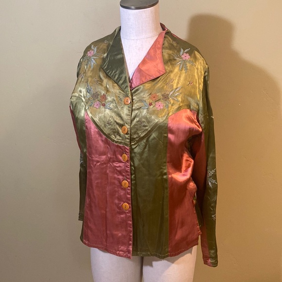 April Cornell | Jackets & Coats | Vintage April Cornell Floral ...